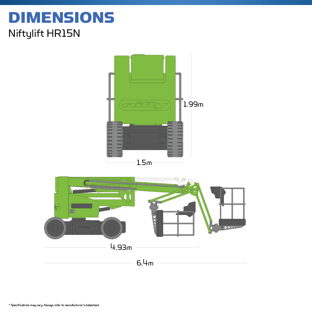 Niftylift HR15N - Cherry Picker - Hire Safe Solutions