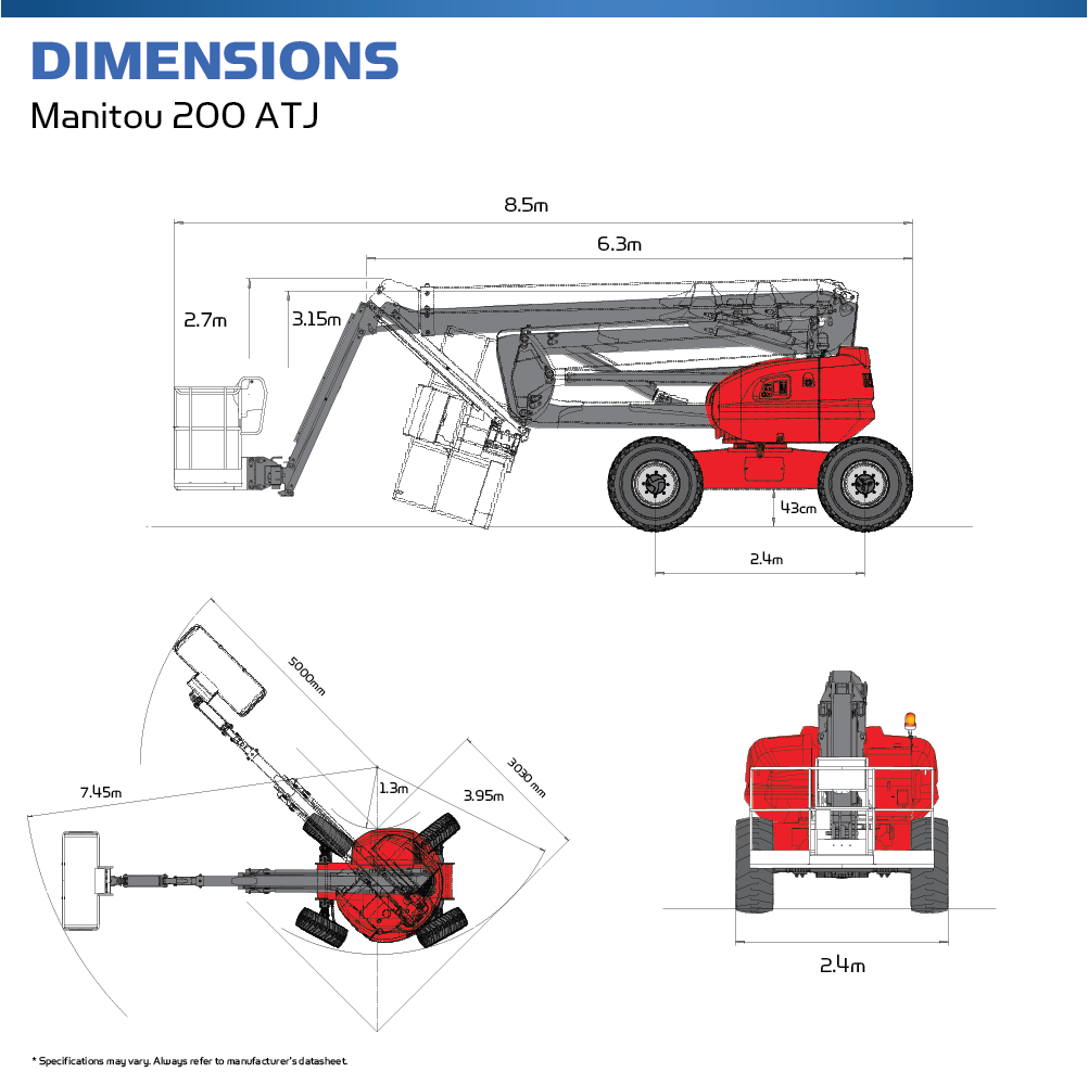 Manitou 200ATJ - Cherry Pickers - Hire Safe Solutions